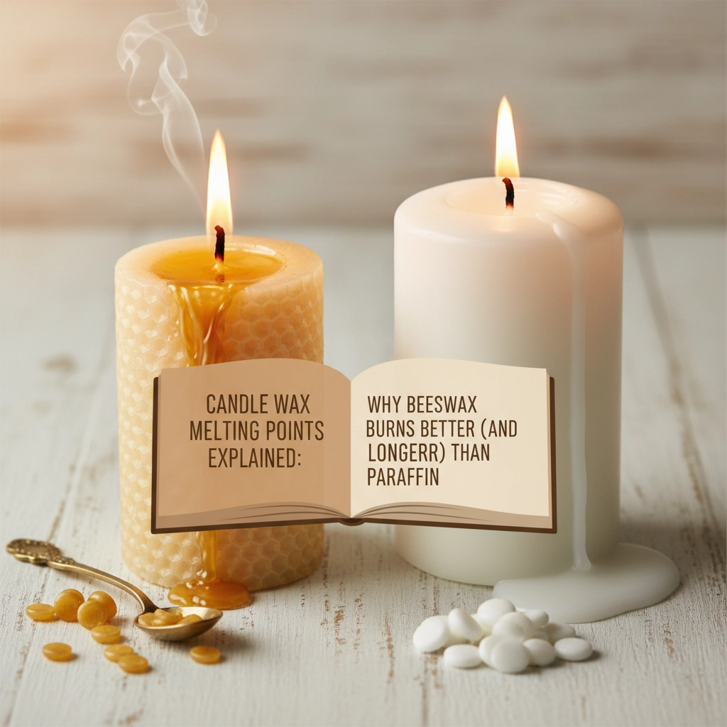Candle Wax Melting Points Explained: Why Beeswax Burns Better (And ...